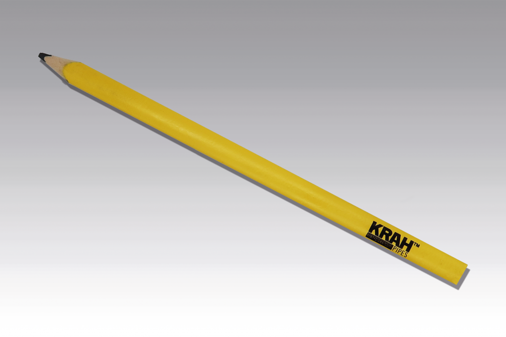 Robust Pencil for construction site with a nice colour